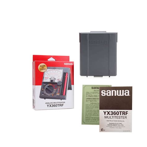 Multímetro Analógico Con Tapa Yx360trf Sanwa Real Plaza