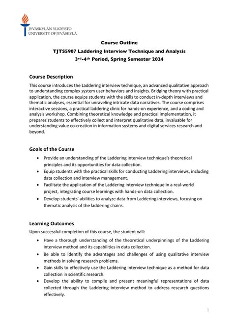 Tuure Tuunanen On Linkedin Laddering Interview Technique Analysis