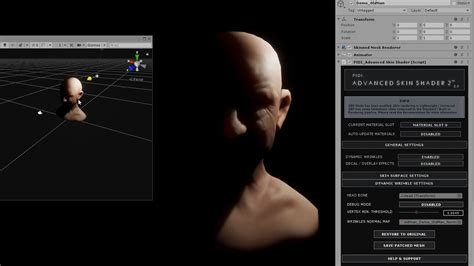our skin shader now working on built in hdrp and universal rp in unity