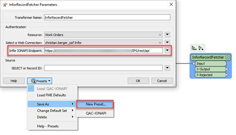 Fetching Infor Public Sector Records Fme Support Center