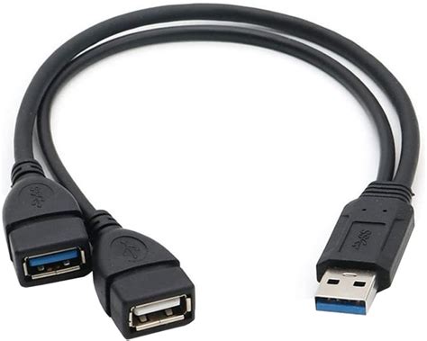Buy Usb 3 0 Adapter To 2 Usb Female Usb Male To Usb 3 0 Female And Usb 2 0 Female Dual