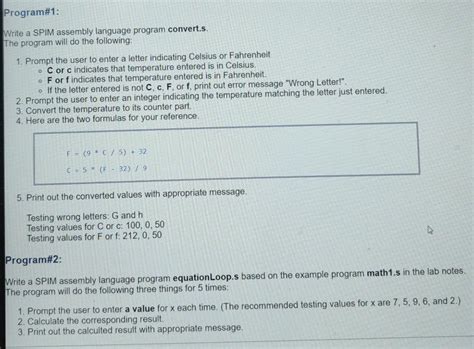 Solved Program1 Write A Spim Assembly Language Program