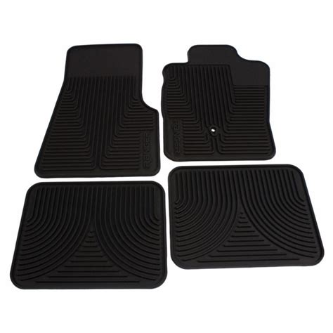 2007 Ford Ranger Floor Mats All Weather Thermoplastic Rubber Black 4