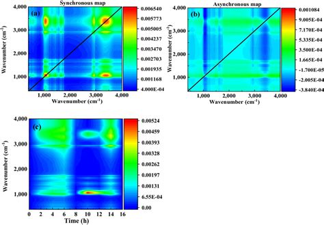 two dimensional correlation spectrum and moving window analysis of