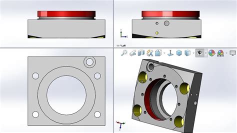 Solidworks Tips 10 Angle Head Hydraulic Cylinder Base Modling
