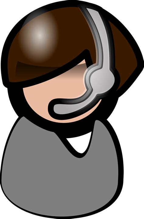 Download Person Headset Operator Royalty Free Vector Graphic Pixabay