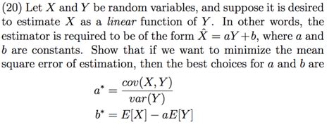 Solved Let X And Y Be Random Variables And Suppose It Chegg Com