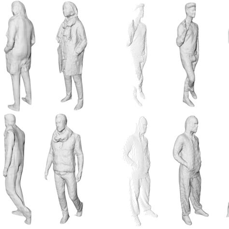 3d Single View Reconstructions From Point Clouds Note That The Back Is