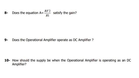 Solved 1 Apply Power To The Circuit 2 Adjust The Input Chegg Com