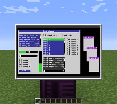 working on a new gui showcase opencomputers