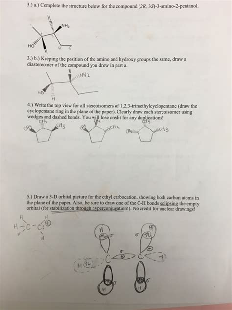 Solved For Each Pair Of Structures Determine Whether Chegg