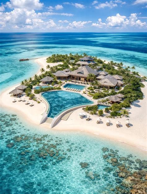 Luxurious Places Luxery Place Beach Hotel In The Middle Of A Island