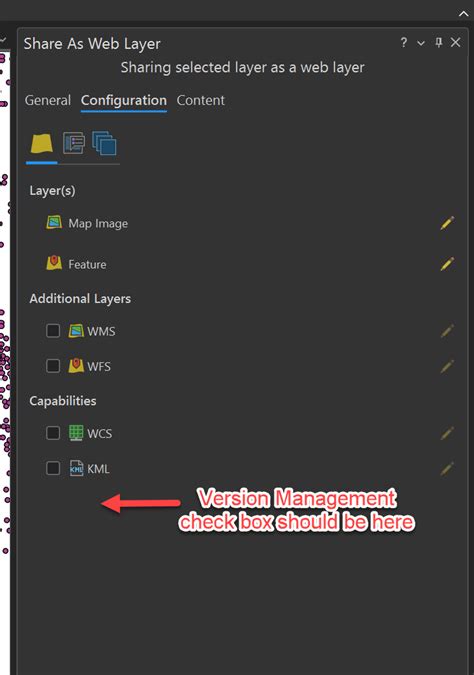 solved version management checkbox not available when pub esri