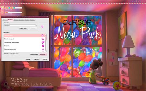 Cursor Neon Pink By TeffiCute By MoustacheCute On DeviantArt