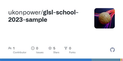 Github Ukonpower Glsl School 2023 Sample