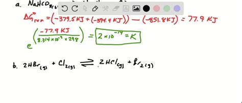 Solvedusing Data From Appendix C Write The Equilibrium Constant