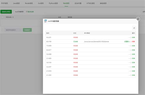 在宝塔中使用net环境管理部署 Net Core项目宝塔部署net项目 Csdn博客 在宝塔中使用net环境管理部署 Net Core项目宝塔部署net项目 Csdn博客