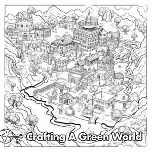 Treasure Map Coloring Pages Free Printable