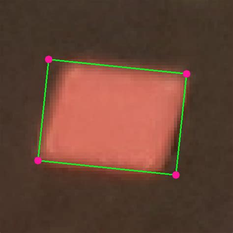 How To Find Accurate Corner Positions Of A Distorted Rectangle From Blurry Image In Python