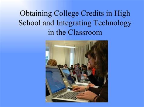 Computers Inthe Classroom Powerpoint Ppt