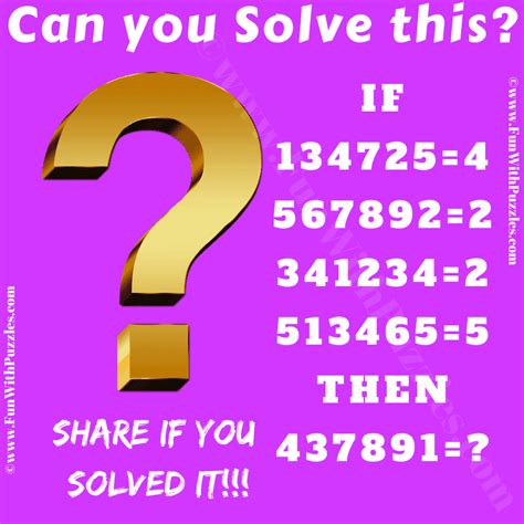 Crack The Math Logic Challenging Puzzles Questions
