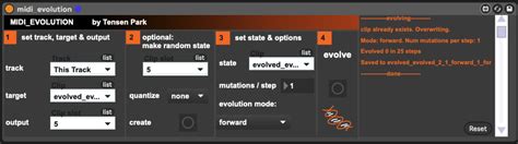Midi Evolution Automatically Morph Between Two Midi Clips Max For