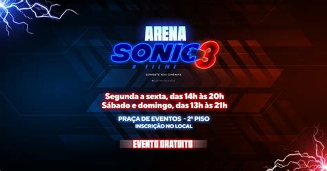 Arena Sonic 3 O Filme Shopping Jardim Das Américas
