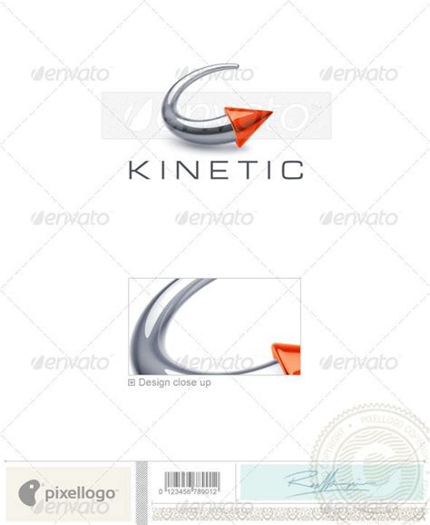 Circular Arrow Logo 3d 753