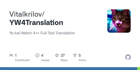 Github Vitalkrilovyw4translation Yo Kai Watch 4 Full Text Translation