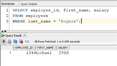 Oracle WHERE Clause Qurosity Learning Never Stops