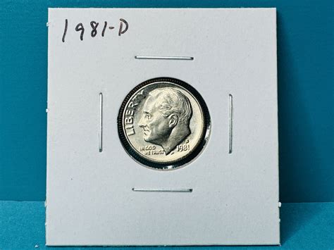 1981 D Roosevelt Dime For Sale Buy Now Online Item 829829