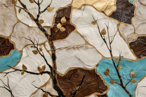 Elegant Leaf Patchwork Graphic By Sun Sublimation · Creative Fabrica