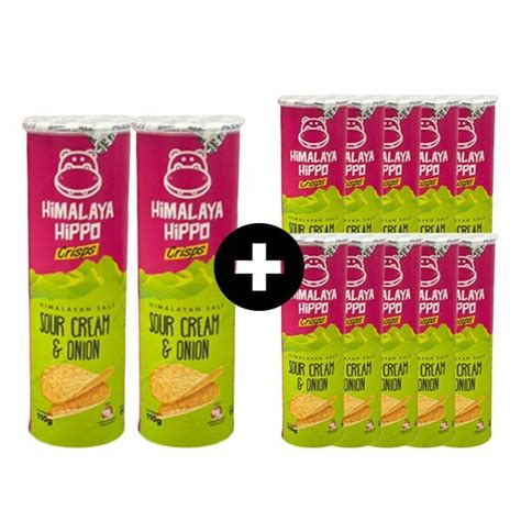 리씽크 210 히말라야 히포 크리스프 감자칩 사워크림 어니언 110g X 12통