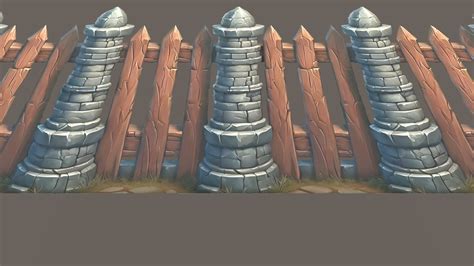 Stylized Textures Vol Fence By Oleekconder