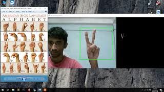American Sign Language Recognition Using Python Opencv Keras Tensorflow