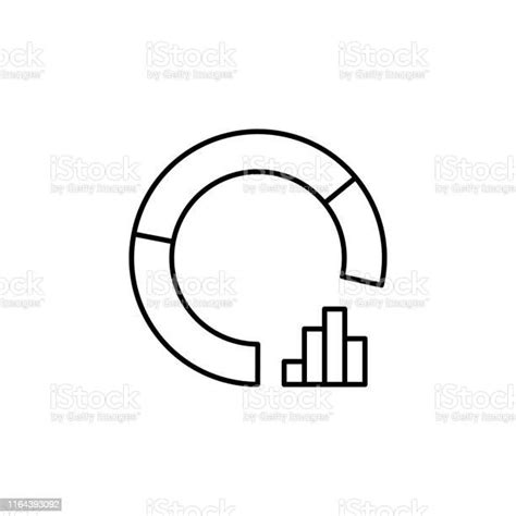 원형 차트 금융 차트 개요 아이콘입니다 재무 일러스트 아이콘의 요소입니다 기호는 웹 로고 모바일 앱 Ui Ux에 사용할 수 있습니다 개념에 대한 스톡 벡터 아트 및 기타