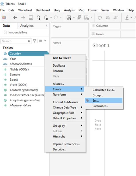 Tableau Sets What Are They And How Are They Different From Groups