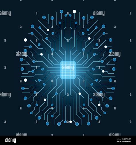 Artificial Intelligence Vector Illustration Stock Vector Image And Art Alamy