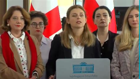 ოპოზიციონერი ქალი დეპუტატები სტატუსის მინიჭების თხოვნით ევროკომისიის