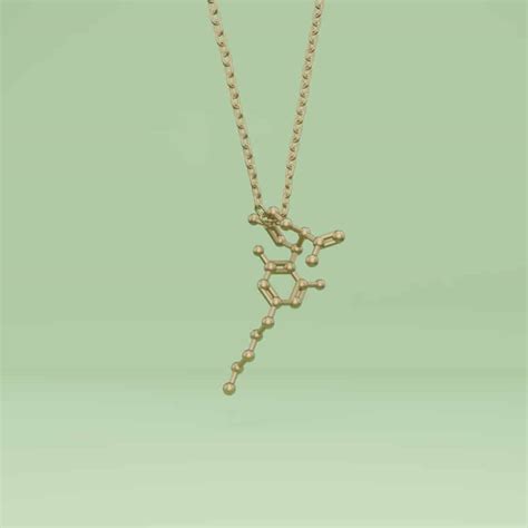 Thc Molecule Necklace
