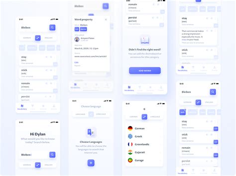 Translator Mobile App by Lev Modeon on Dribbble