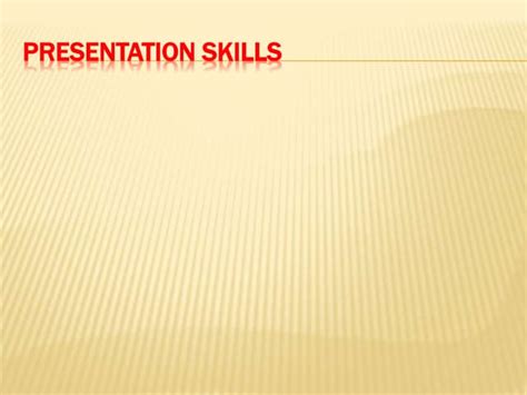 Presentation Skillspptx