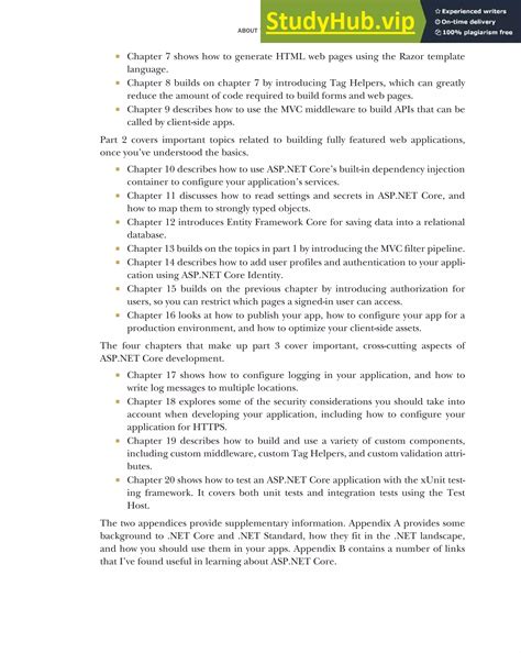 ASP NET Core In Action 2018 Pdf Web Design And HTML Internet