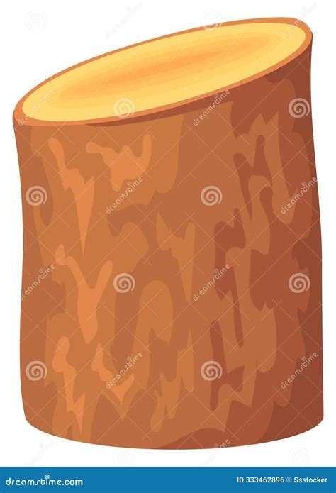 Wooden Trunk Cartoon Icon Tree Timber Cut Stock Photography CartoonDealer Com 333462896