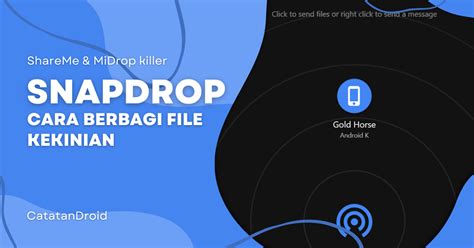 Snapdrop Dan Pairdrop Solusi Berbagi File Mudah Dan Cepat Catatandroid
