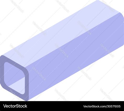 Construction Gutter Icon Isometric Style Vector Image