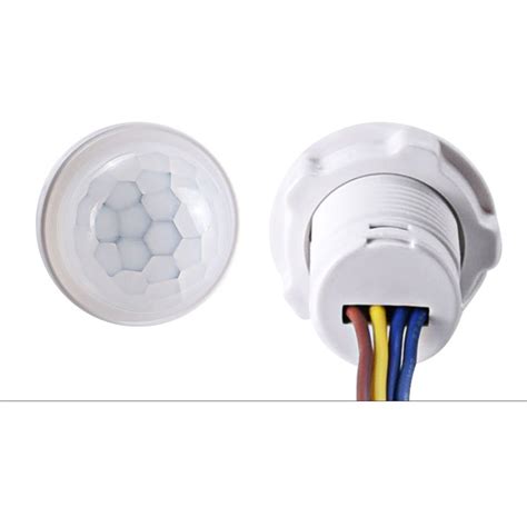 PIR Sensor Detector AC V LED PIR Infrared Motion Sensor Detection Auto Sensor Light Switch
