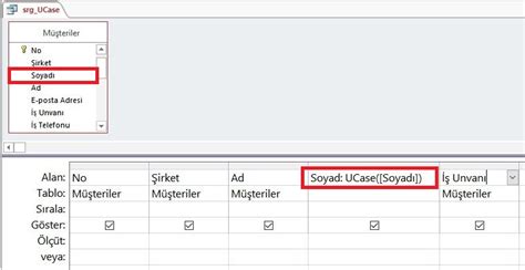 Ucase Lcase Fonksiyonları