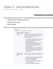 Understanding Audit Sampling Principles And Risks In Accounting Course Hero