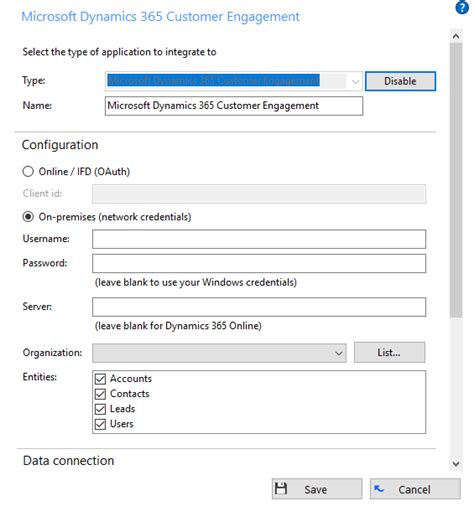 Connect To Microsoft Dynamics Support Center CRM Integration